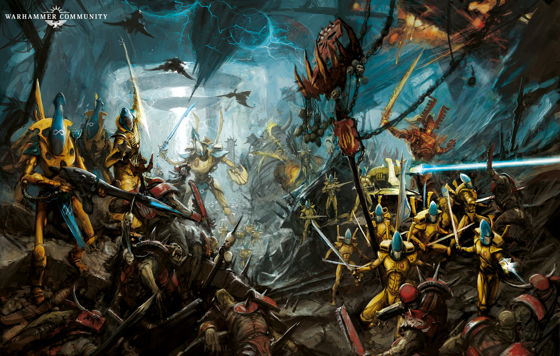Warhammer Art Through The Years Aeldari Warhammer Art Through The Years Aeldari