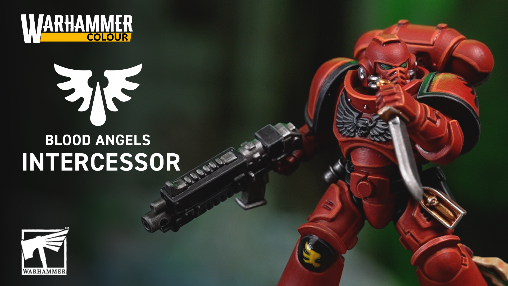 How to Paint a Blood Angels Intercessor | Warhammer 40,000 | Armageddon ...